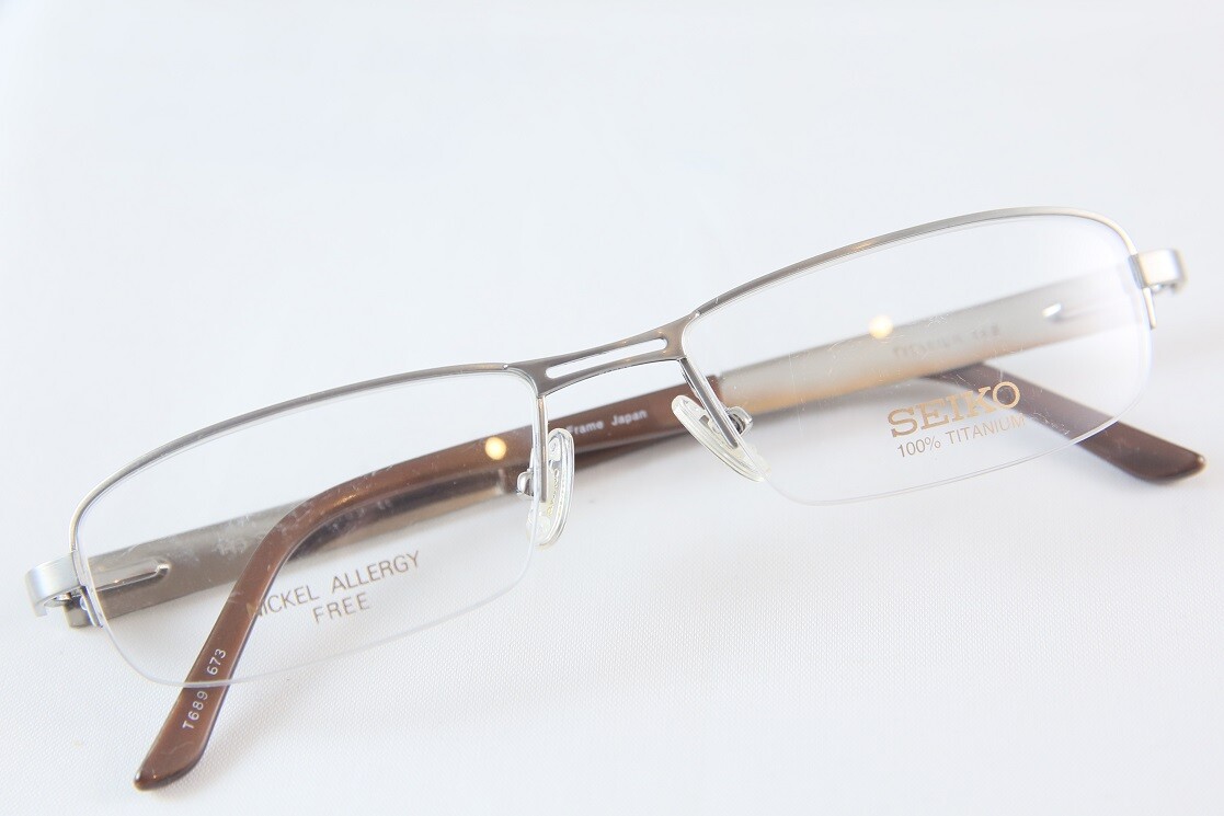 NEW SEIKO TITANIUM T-689 EYEGLASSES BRILLE! MADE IN JAPAN | eBay