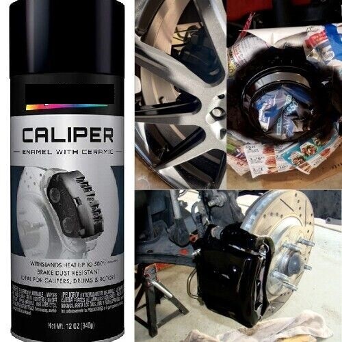 Fast Drying Gloss Black Coating High Temp Caliper Brake Rotors Drums ...