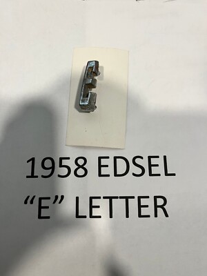 1958 EDSEL LETTER "E" | eBay