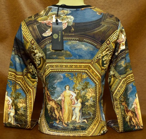 Versace Medusa Baroque Renaissance Fresco Print Long Sleeve - Museum ...