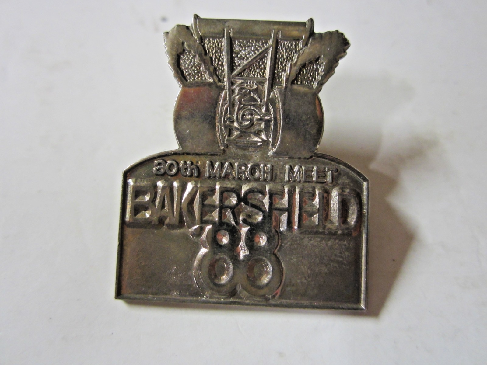 NHRA Classic 1988 30th March Meet Bakersfield CA Drag Racing Lapel/Hat ...