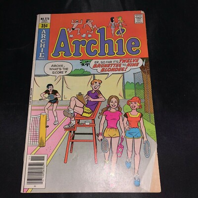 Archie Series Archie #275 Nov 1978 Collector Craft Recycle | eBay