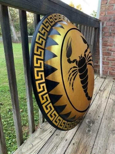 Medieval Authentic Greek Hoplite SCORPION Shield Fully Handmade best ...