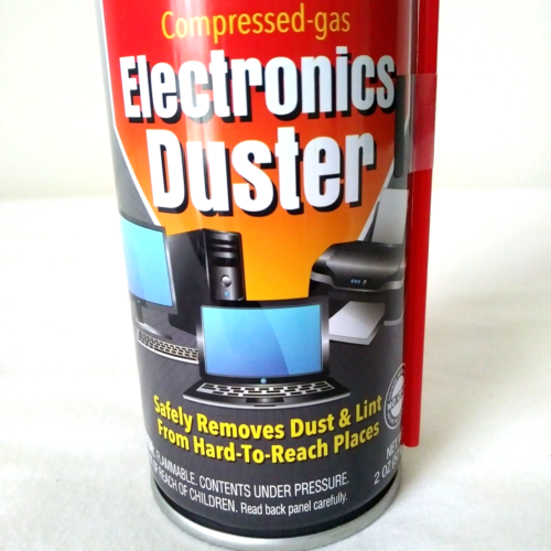 Air Duster Can Spray Electronic 2 oz Computer Keyboard Particle Remover ...