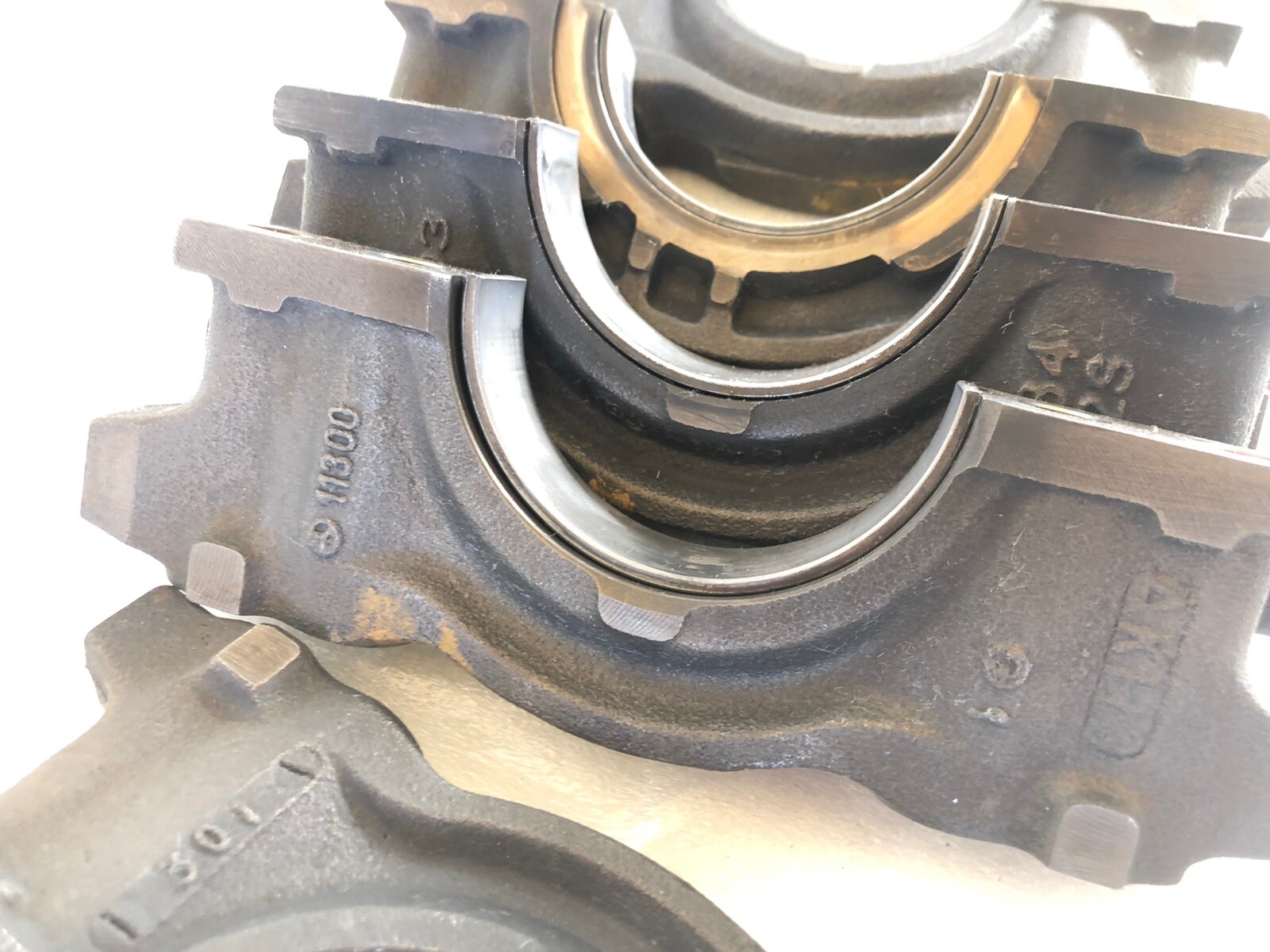 03-08 Mercedes E55 S55 AMG M113k Engine Motor Block Crankshaft Holders ...