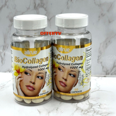 2 Biocollagen Hydrolyzed Collagen Colageno Softgels Firm Face Skin Nail ...