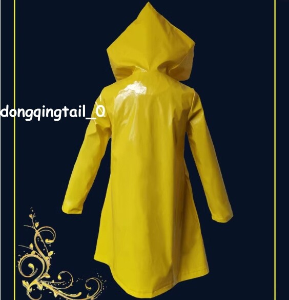 Little Nightmares Six Raincoat Cosplay Costume Prop Coat Yellow Cool ...
