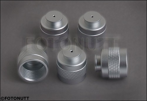 HPA/CO2 Paintball Tank Valve Thread Protector Cap Thread Savers SILVER ...