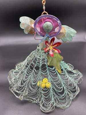 Pena Family Designs Spring Wire Angel Mobile 9"T Hanging Wire Angel 29 ...