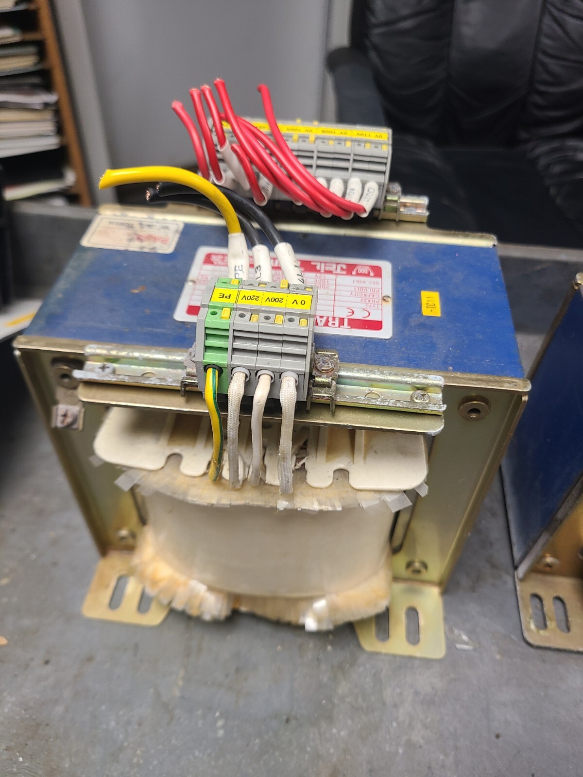 Jeil Trans Transformer EN61558-1 220V Primary 110V Secondary 1.85 KVA ...