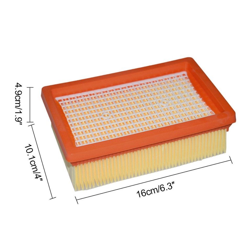 4xFlat-Pleated Filter For Karcher WD4 WD5 WD6 Premium Renovation ...
