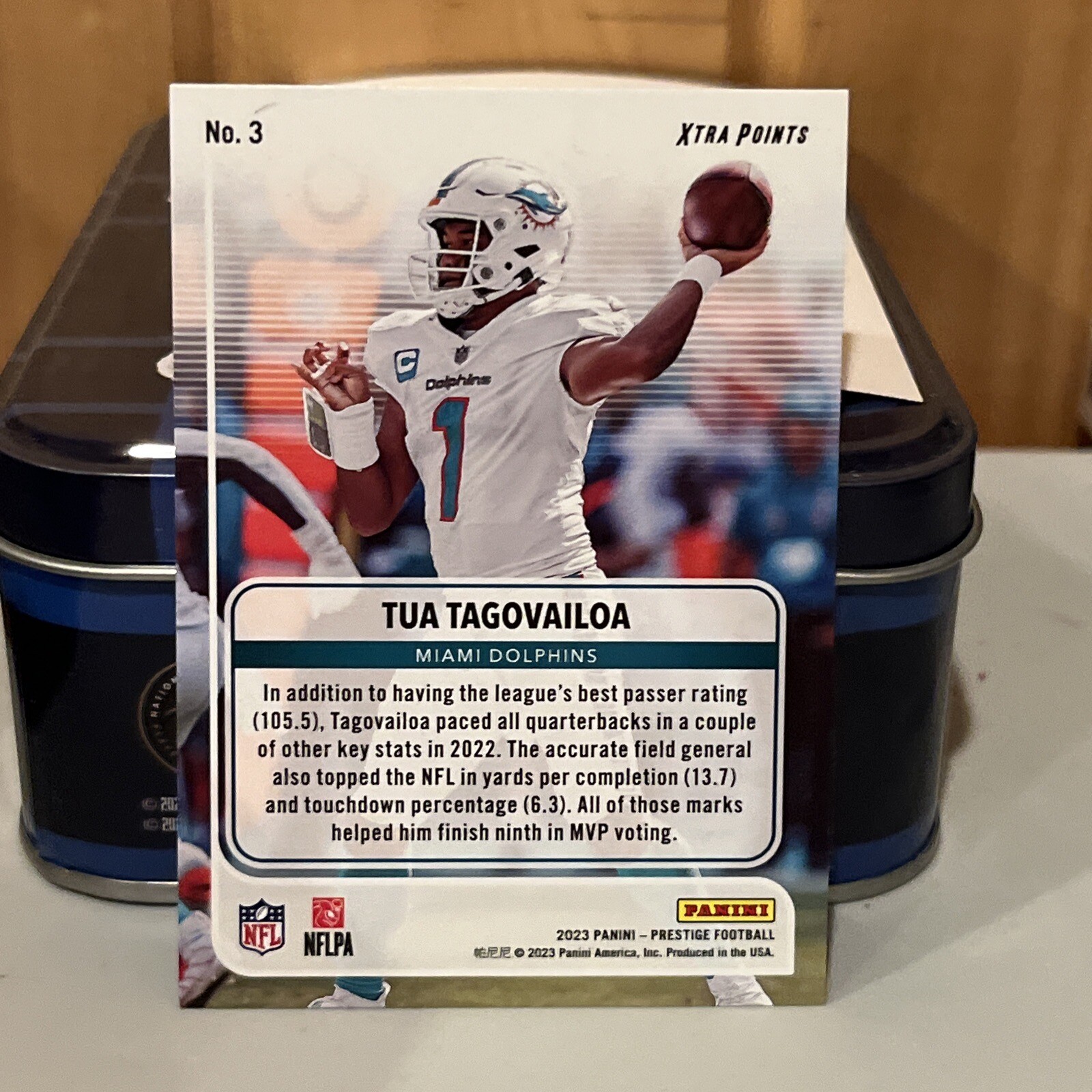 2023 Prestige XTRA Points For the Record #3 Tua Tagovailoa Miami ...