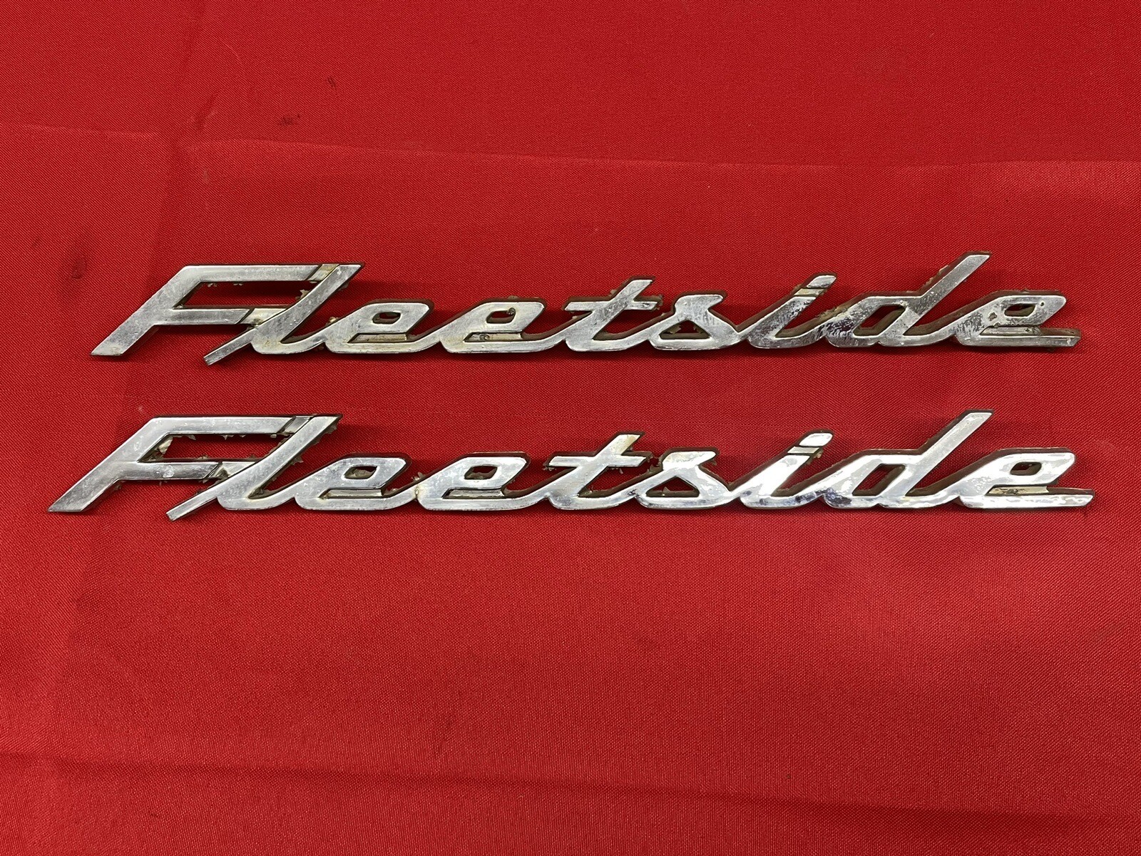 1958 1959 Apache Fleetside Truck Box Emblems Chevy Chevrolet | eBay