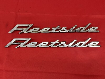 1958 1959 Apache Fleetside Truck Box Emblems Chevy Chevrolet | eBay