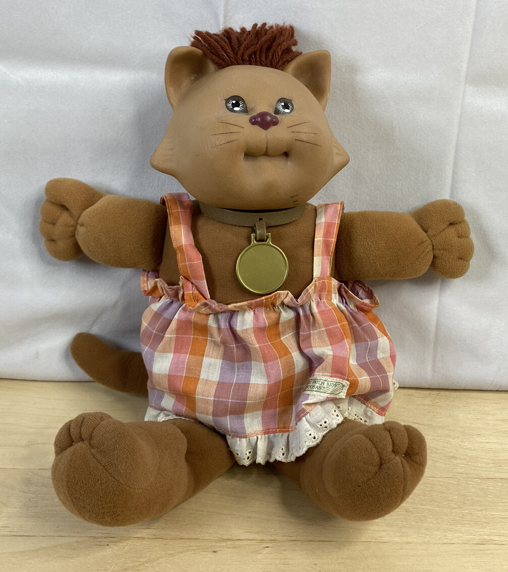 Vintage 1983 Cabbage Patch kid Koosas cat with clothing | eBay