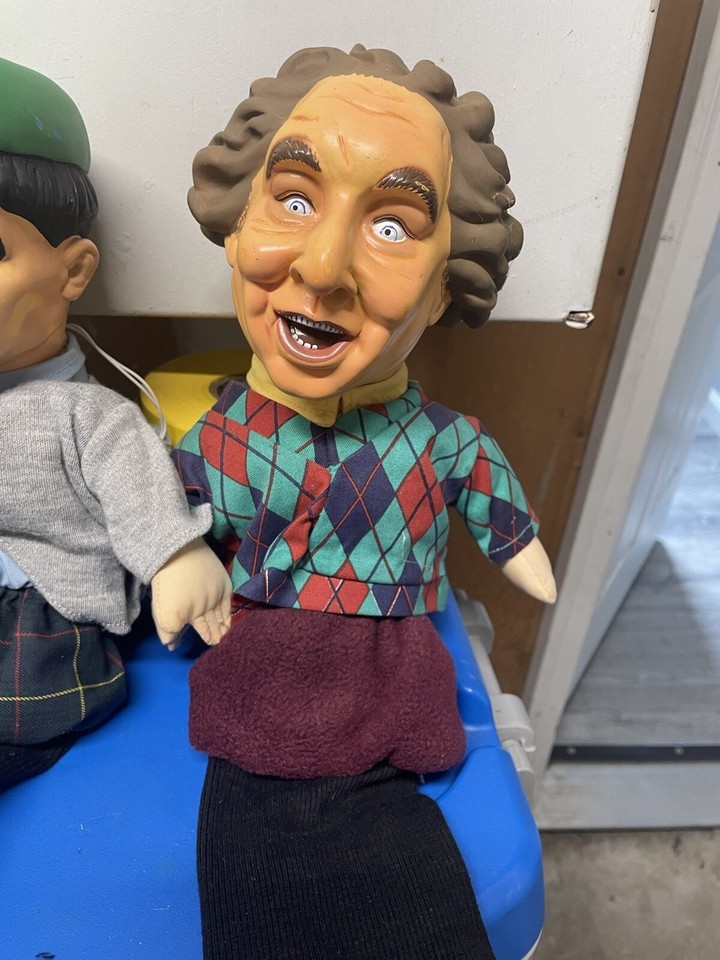 Three Stooges Talking Golf Club Head Covers Moe Larry Curly | eBay