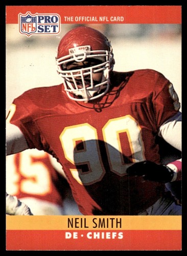 1990 NFL PRO SET NEIL SMITH KANSAS CITY CHIEFS #147 | eBay