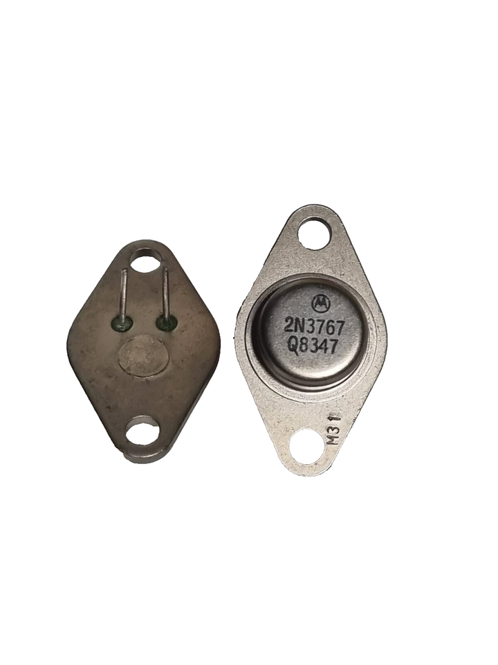 2N3767 MOTOROLA TO-66 SILICON NPN POWER TRANSISTORS 80V 4A GENIUNE / 10 ...