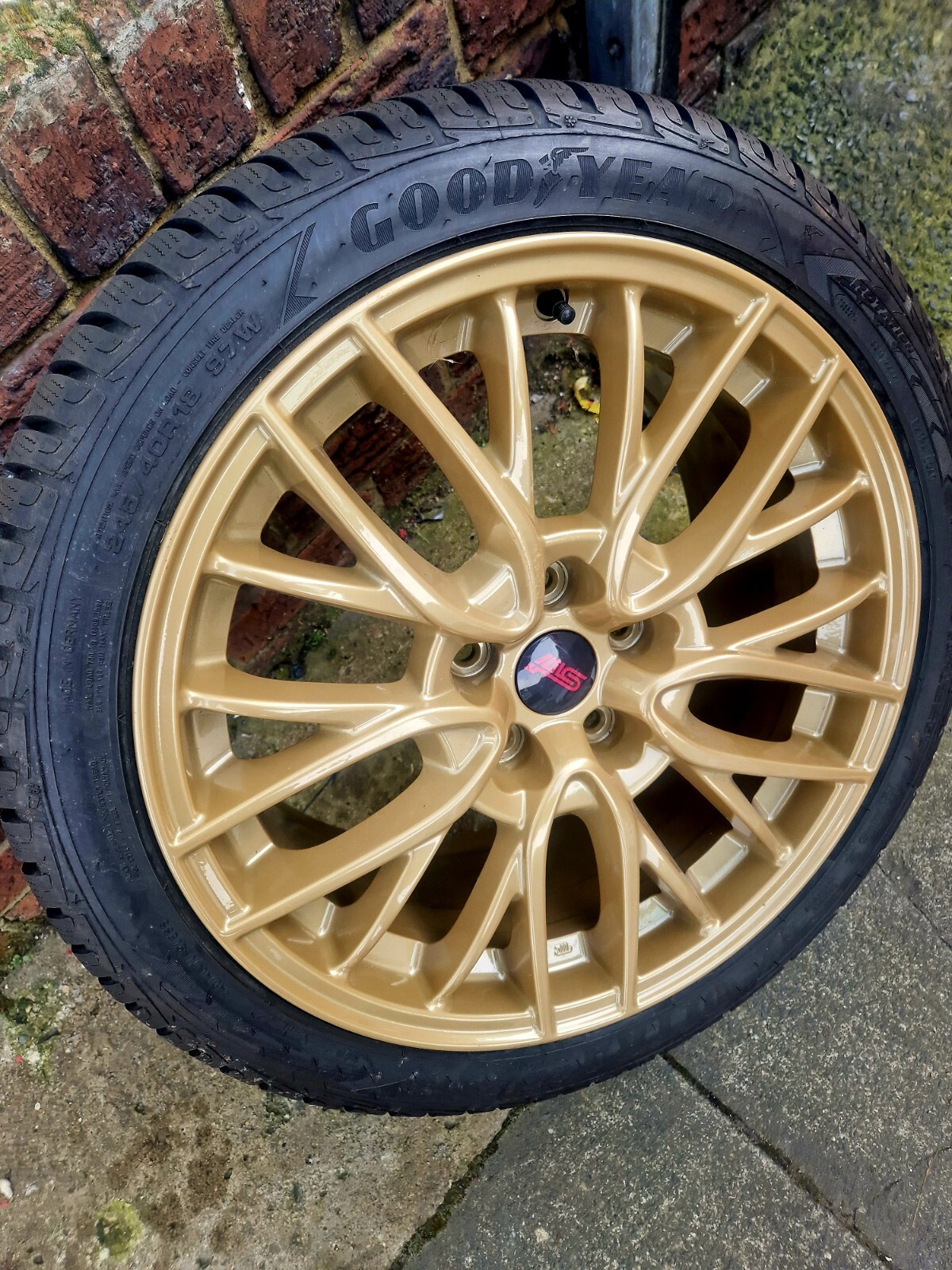 1 x 18" SUBARU WRX STI GOLD C54 ALLOY WHEEL RIM OEM 28111VA030 GENUINE ...