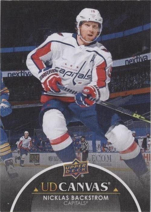 2021-22 Upper Deck Series 2 - Ud Canvas Nicklas Backstrom #C204 Black ...