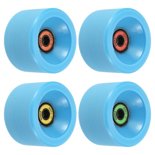 65mm 78A Longboard Wheels with ABEC-11 Bearings Soft Cruiser Wheels ...