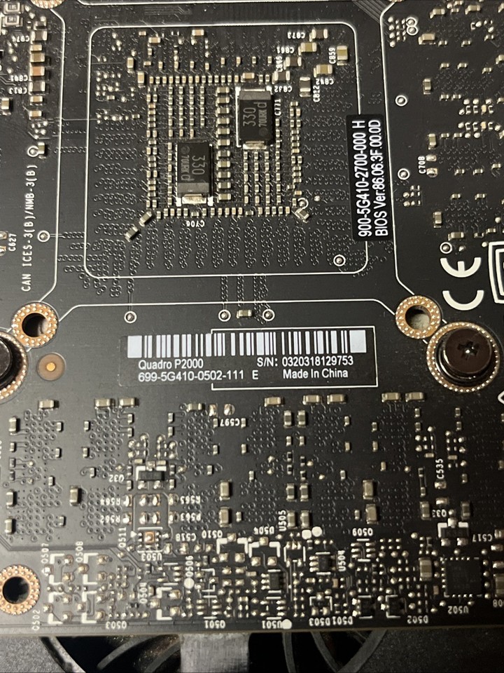 Nvidia Quadro P2000 5GB GDDR5 Video Graphics Card Model P6410 | eBay