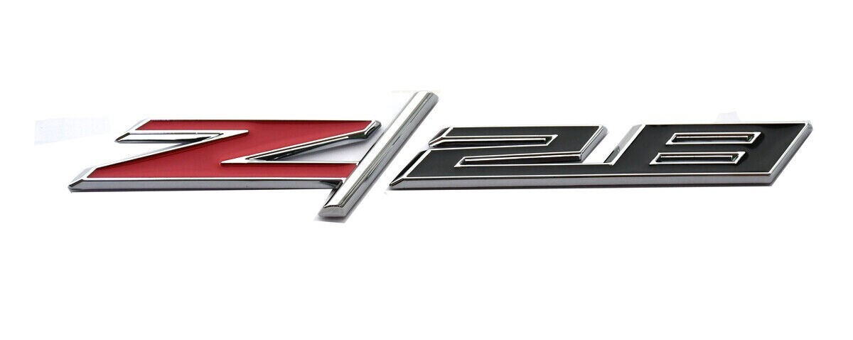 1x Fits GM 22925211 Z/28 Emblem 2014-2019 NEW Chrome Red Black | eBay