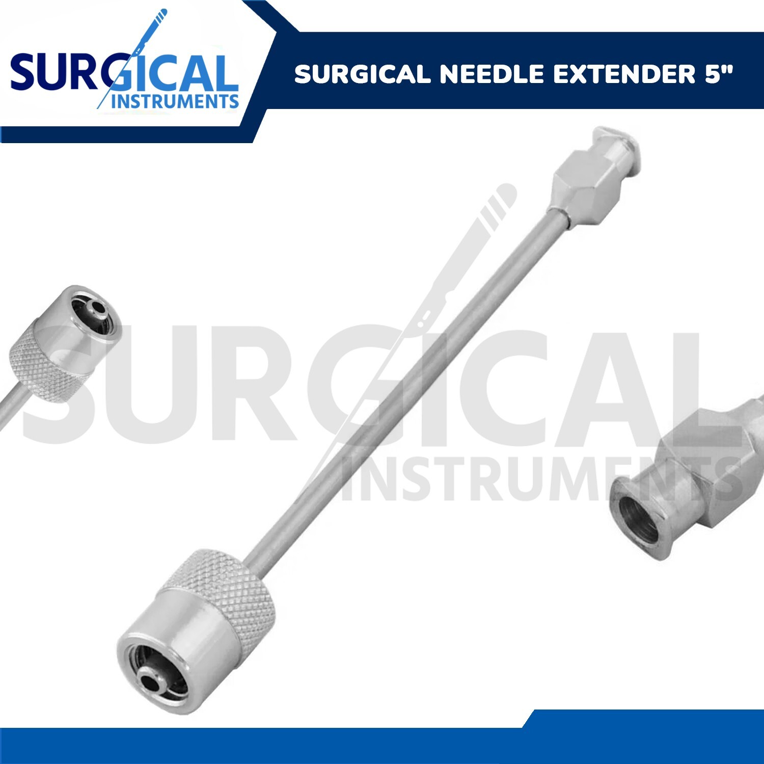 Surgical Needle Extender 5" Stainless Steel Cervical Block Instruments ...