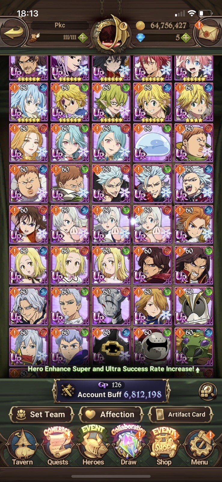 7ds grand cross global Account Strong Teams And 6/6 Units | eBay