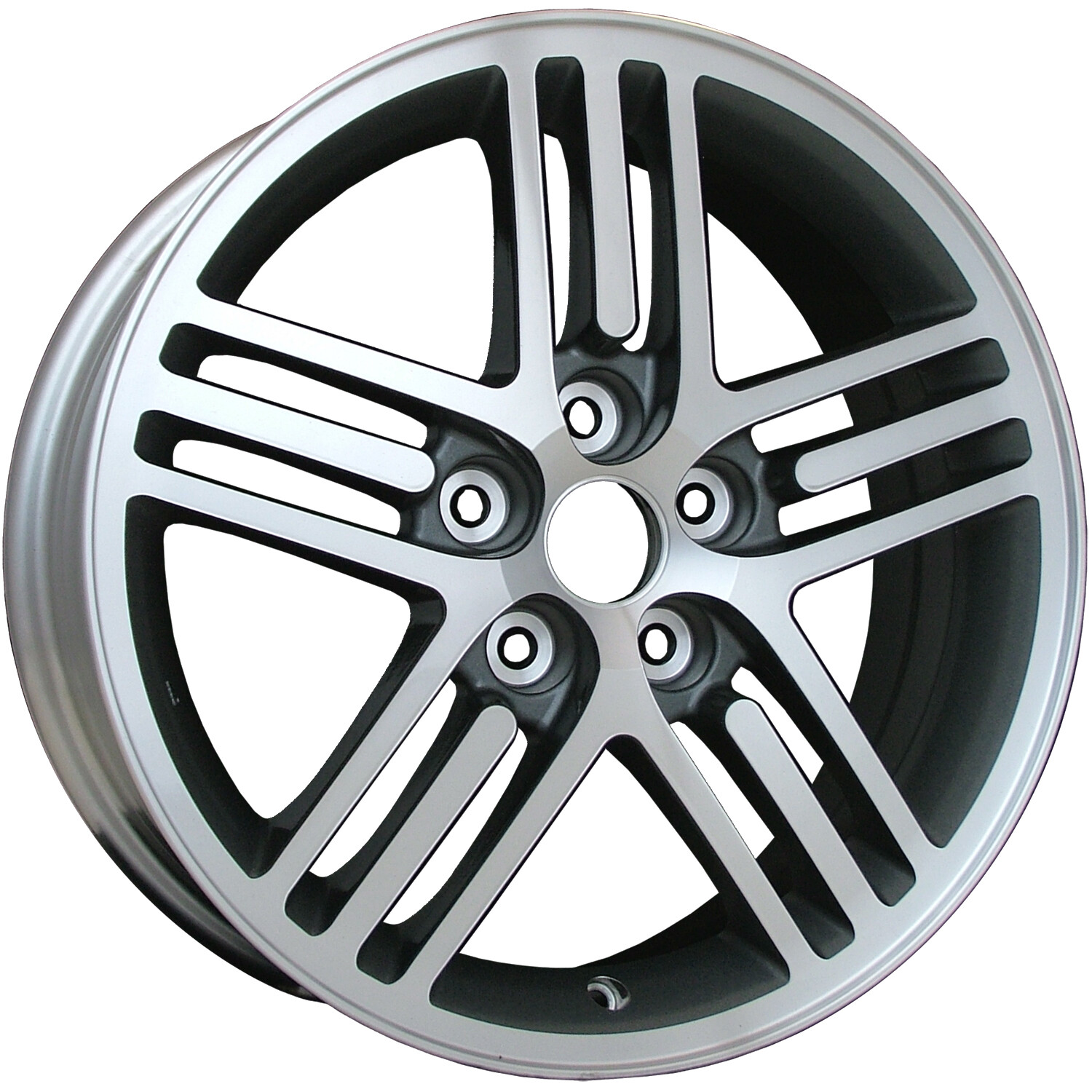 Refurbished Machined and Painted Charcoal Gray Aluminum Wheel 17 x 6.5 ...