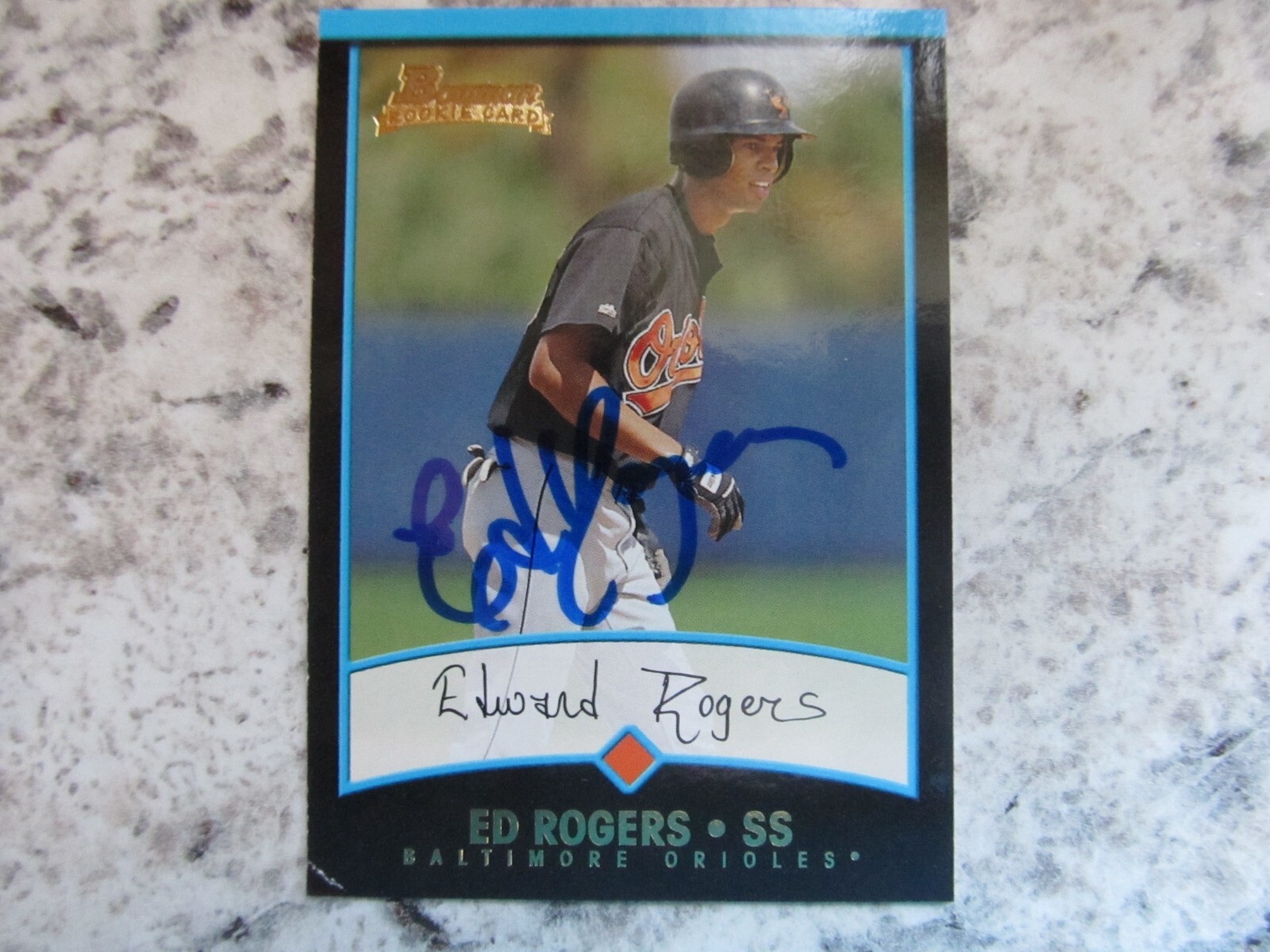 Orioles Edward Rogers Signed Autographed 2001 Bowman Ex. | eBay