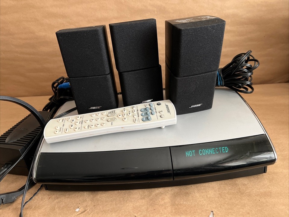 Bose AV28 Media Center Lifestyle 28 DVD/CD Player AC Adapter/Remote 3 ...