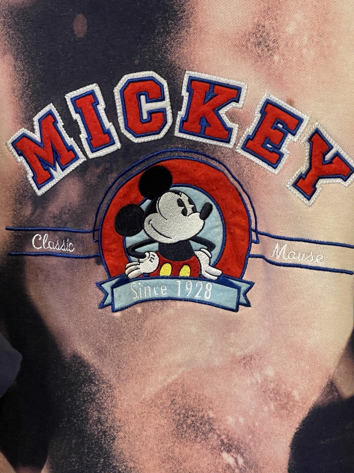 Vintage Disneyland Resort Mickey Mouse Acid Washed Sweatshirt Size XXL ...