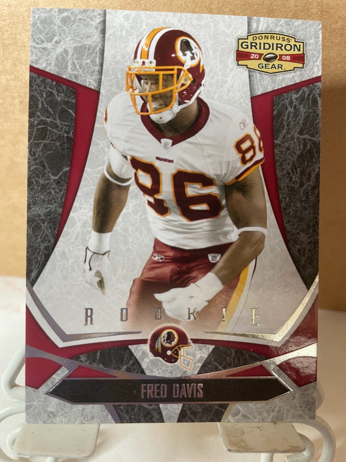 2008 Donruss Gridiron Gear Rookie 305/999 Fred Davis #133 Rookie RC | eBay