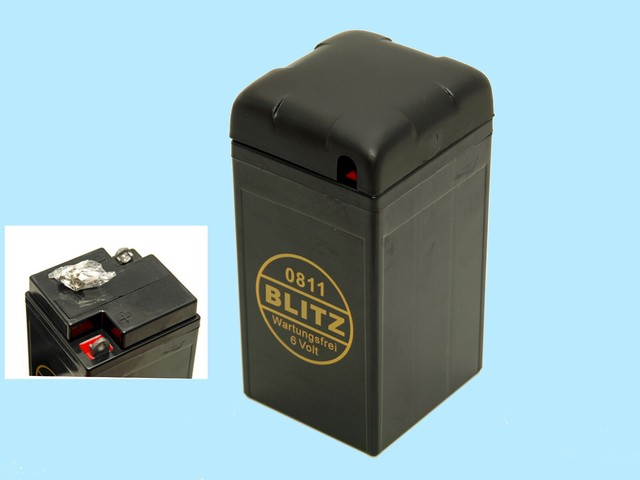 Blitz Batterie 0811 Gel 6v mit Deckel 6123024 online kaufen | eBay