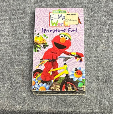 Sesame Street- Elmos World - Springtime Fun (VHS, 2002) New Sealed ...