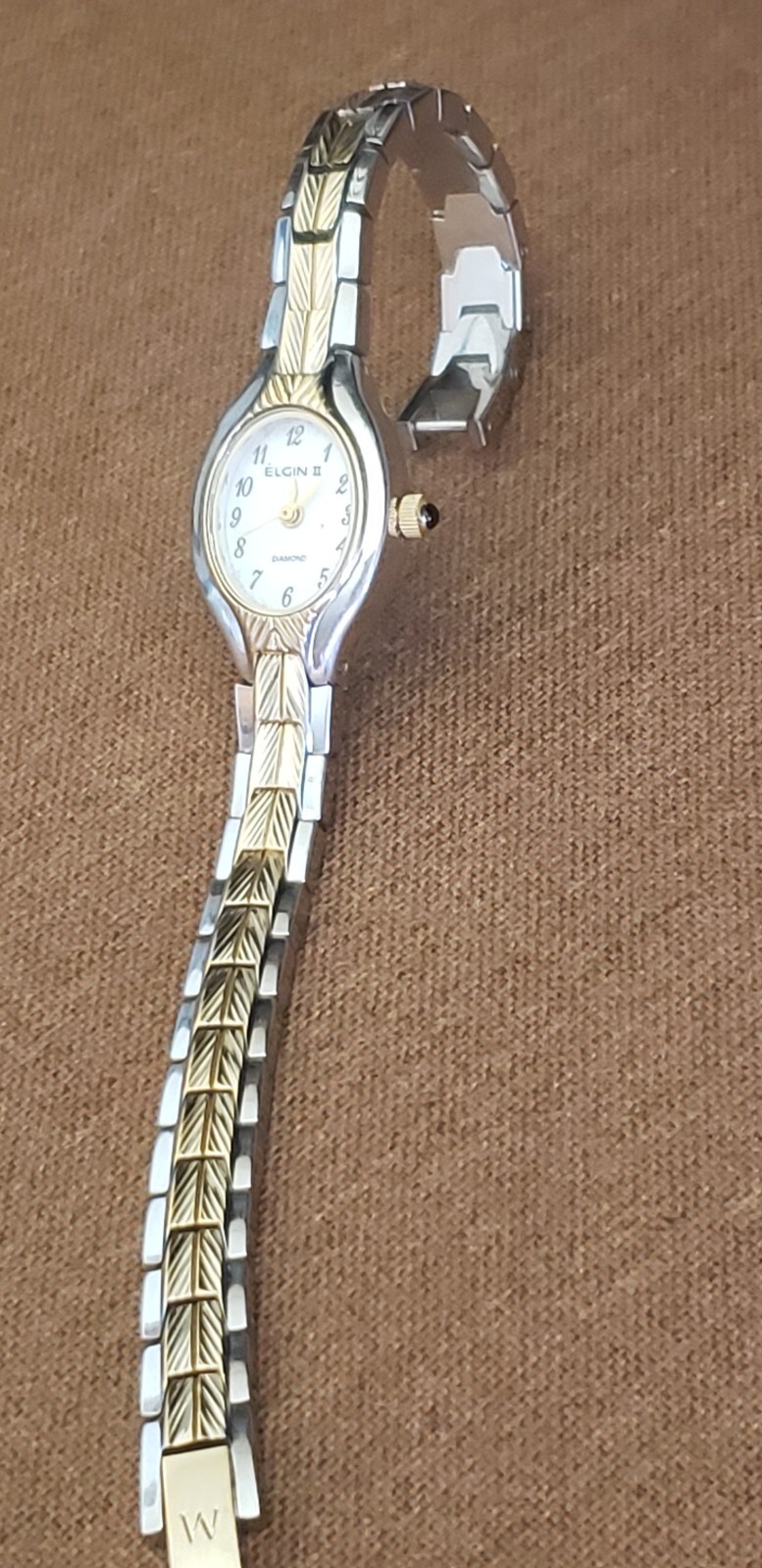 ELGIN II Quartz Watch, ELL08 168 PC21, Silver and Gold Tone Colored | eBay