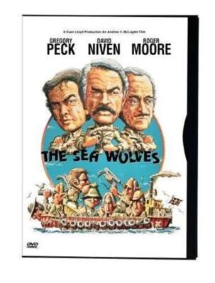 The Sea Wolves DVD Full & Widescreen Roger Moore Gregory Peck David ...