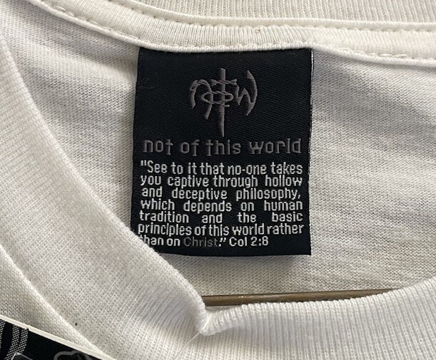 NOTW - Not of This World Religion T-Shirt - Evolution- Small - NWT ...