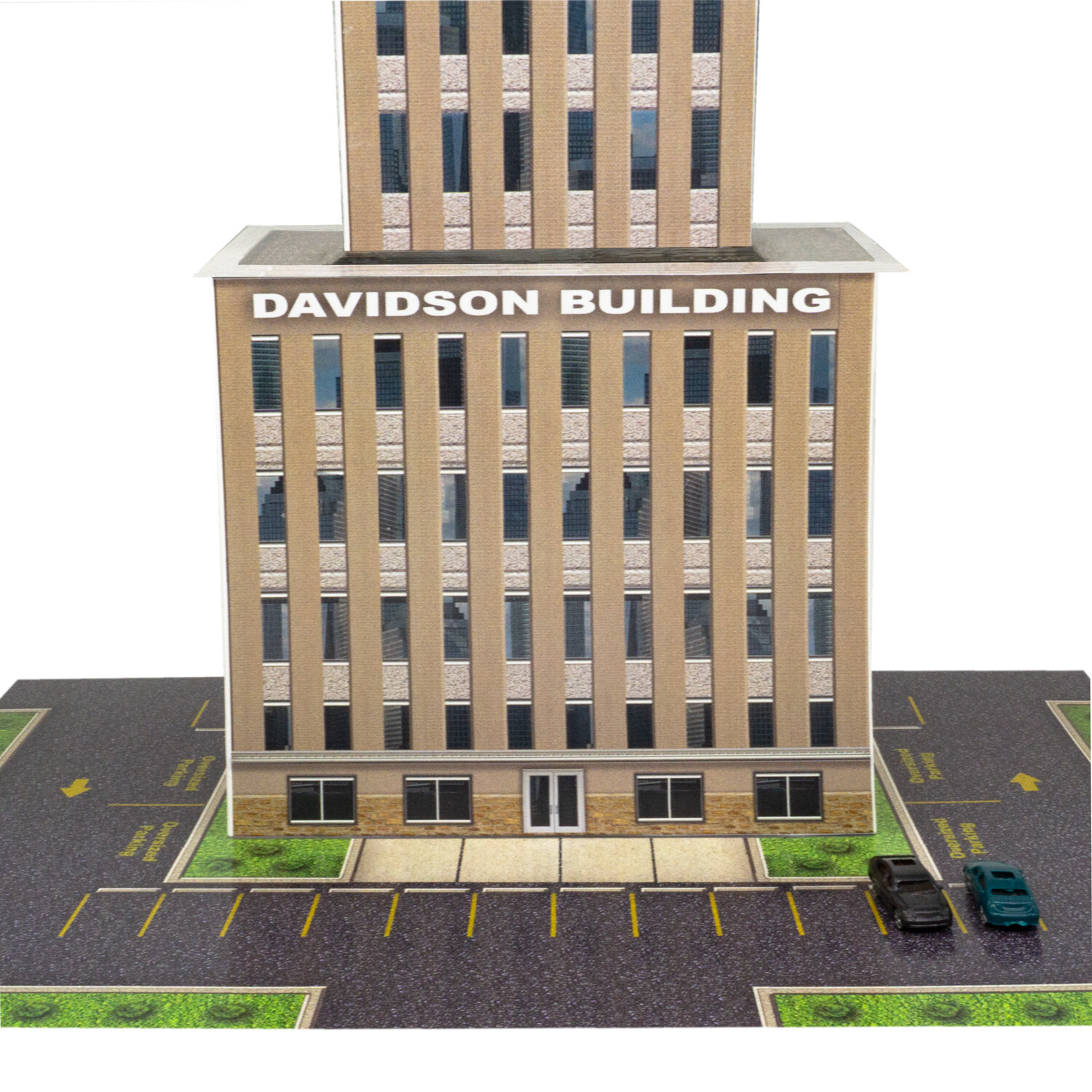 Z Scale Building Kit 1/220 Scale Davidson Office Building, Fits Micro ...