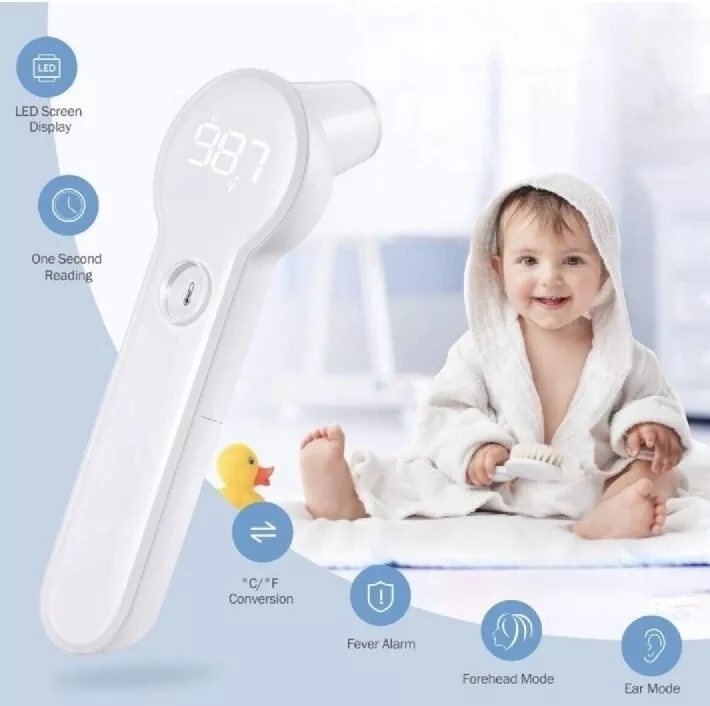 Forehead ＆ Ear Thermometer for Baby,Adult - Digital Medical FDIR-V9 BY ...