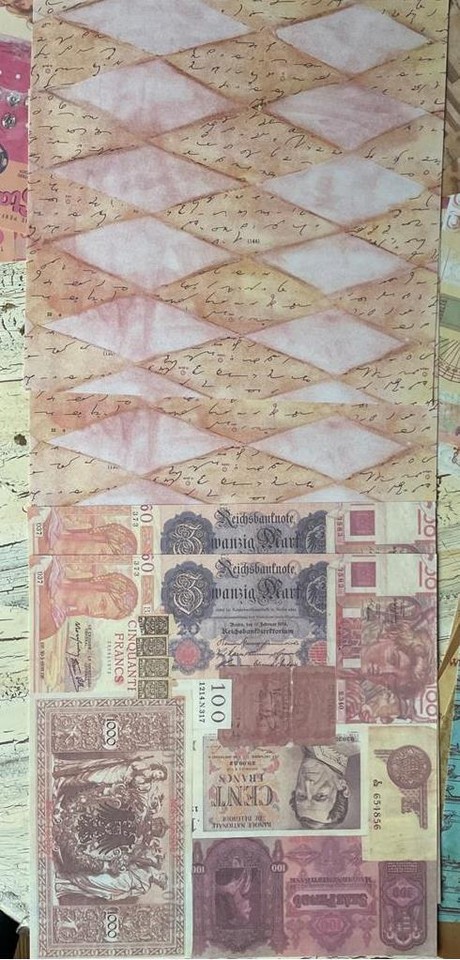 NEW DESIGN ORIGINALS SCRAPBOOK VINTAGE PAPER 24 12 X 12" SHEETS ACID ...