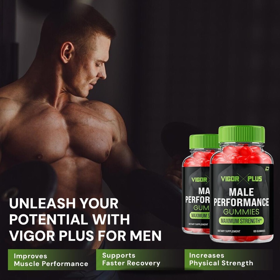 (3 Pack) Vigor Plus Gummies for Men-VigorPlus Maximum Performance, Daily Health | eBay