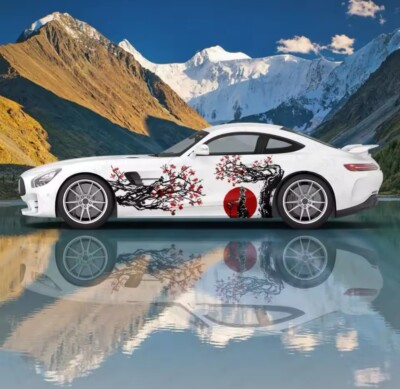 Custom Samurai Livery Racing Side Wrap; JDM Inspired Samurai Custom ...