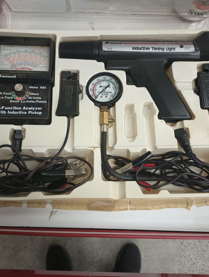 LINK EQUUS PRO 3122 Metal Advance Timing Light DUAL-BEAM Untested Parts ...