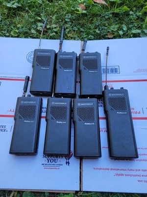 7 Motorola Radius P10/P50 Portable Radios 1990's w/ Antennas For Parts ...