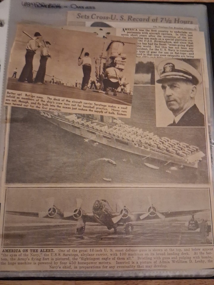 WW2 Aircraft Original Photos, Newspaper Clippings, A. Earhart. 3 full ...