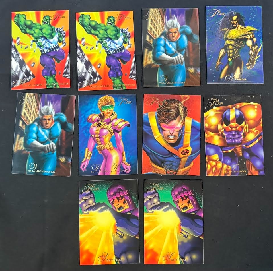 MARVEL '94 FLAIR CARDS - 28pc LOT - Fleer Trading & Promo Cards - 1994 ...