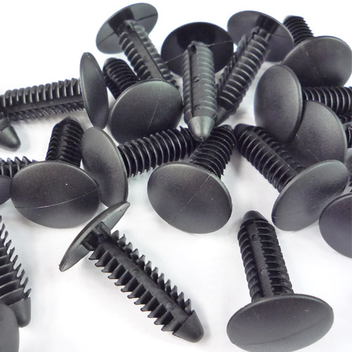 50pcs Plastic Screw Fastener Rivet Retainers Hood Insulation Push Pin ...