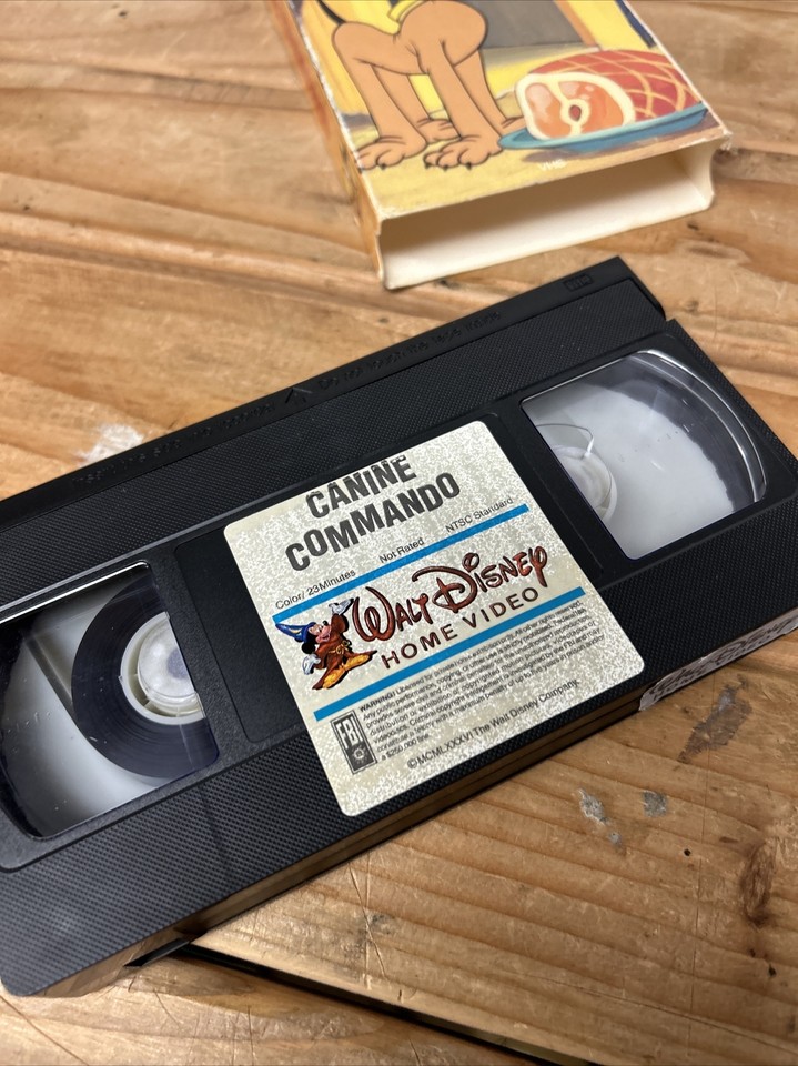 Canine Commando (VHS, 1986) Walt Disney Home Video Pluto Cartoons 12257477030| eBay